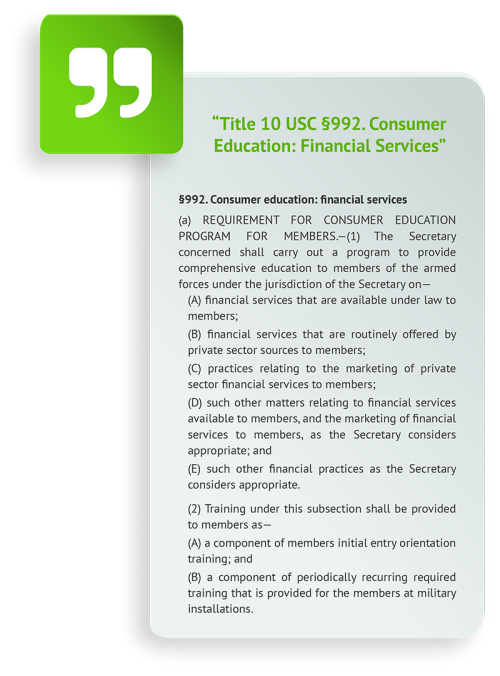 Military Financial Literacy: Programs for Active Duty & Veterans | NFEC