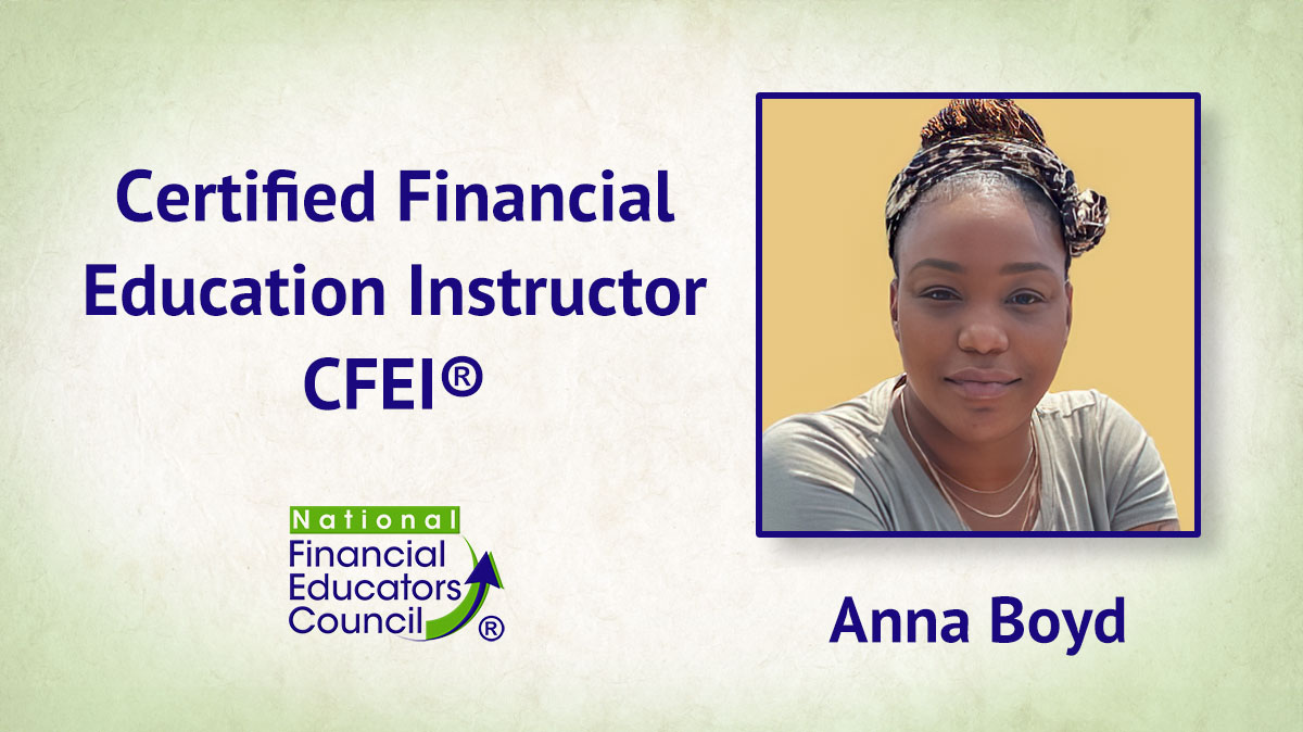 Anna Boyd - NFEC PFSA Financial Literacy Advocate